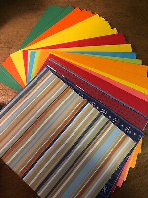 Cardstock The Paper Company Multiple Colors and Designs 8.5 x 11 NEW 50 ...