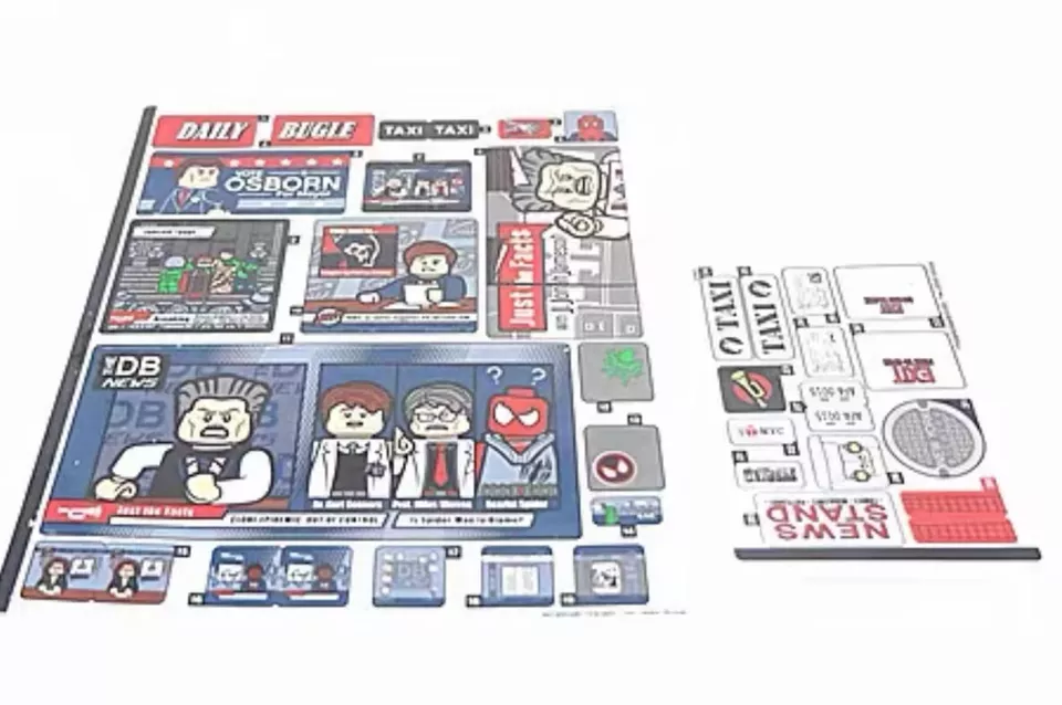 Lego 76178 Spider Man Daily Bugle Minifigures Or Sticker | eBay