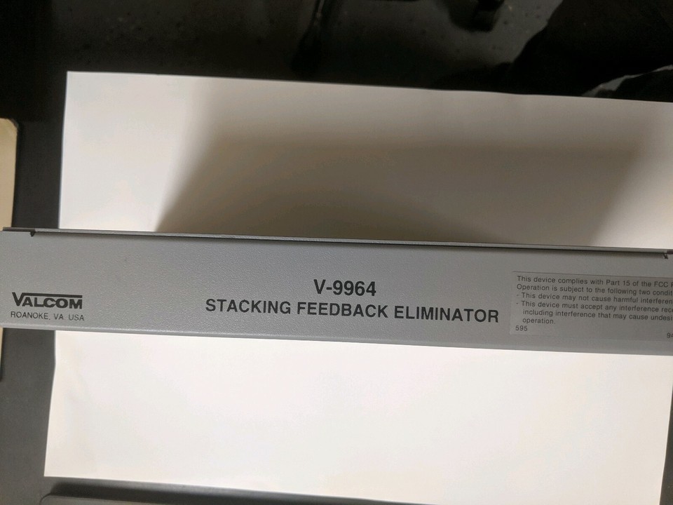 VALCOM V-9964 Digital Feedback Elimin | eBay