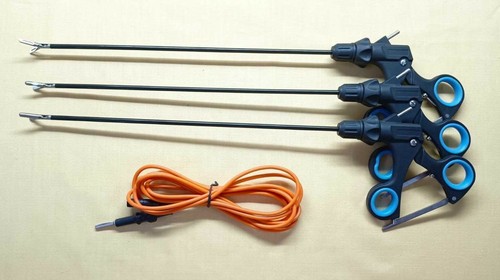 4pcs Laparoscopic Universal Bowel Fundus Grasper 5mm With cable Free ...