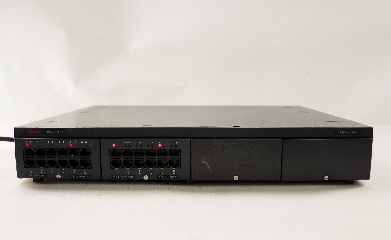 AVAYA IP Office 500 V2 PCS13 700476005 Control Unit w/ 700504556 ...