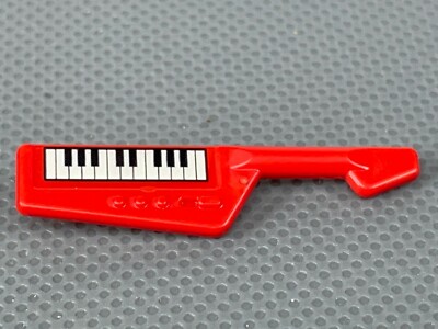 LEGO Keytar Keyboard Guitar Musical Instrument Minifigure Utensil Red ...