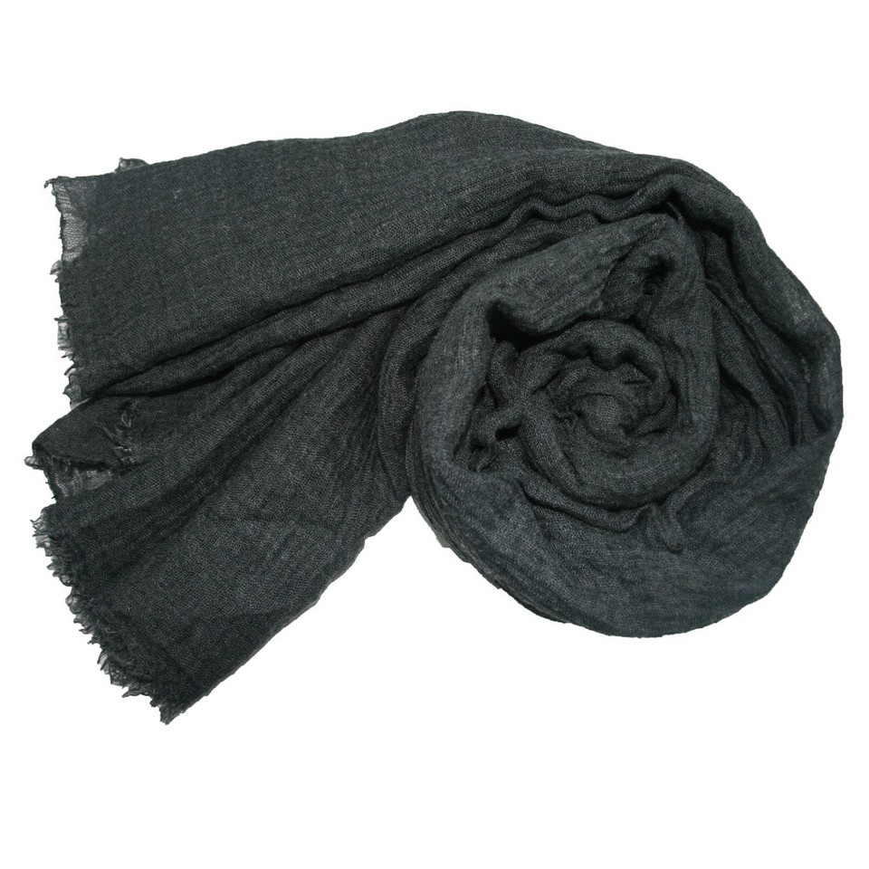 New Crimp Crinkle Frayed Edges Maxi Scarf Hijab Crimped Scarves Habiba ...