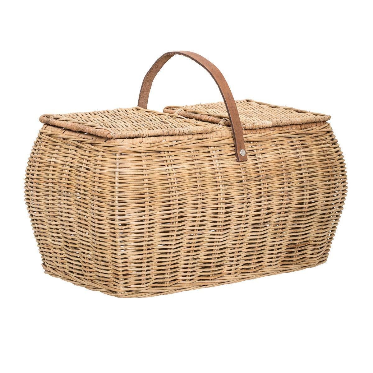 Bloomingville 90907051 Woven Rattan Shopping Basket or Picn (Sony ...