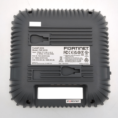 Fortinet FortiAP 231G Tri-Band Wi-Fi 6E Wireless Access Point White FAP ...