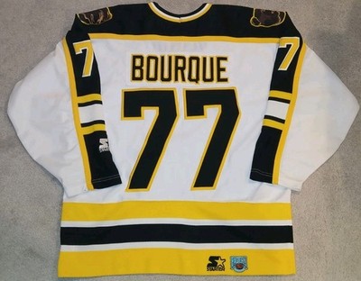 VINTAGE #77 Ray BOURQUE Boston BRUINS Off. Lic. STARTER Jersey, Size ...