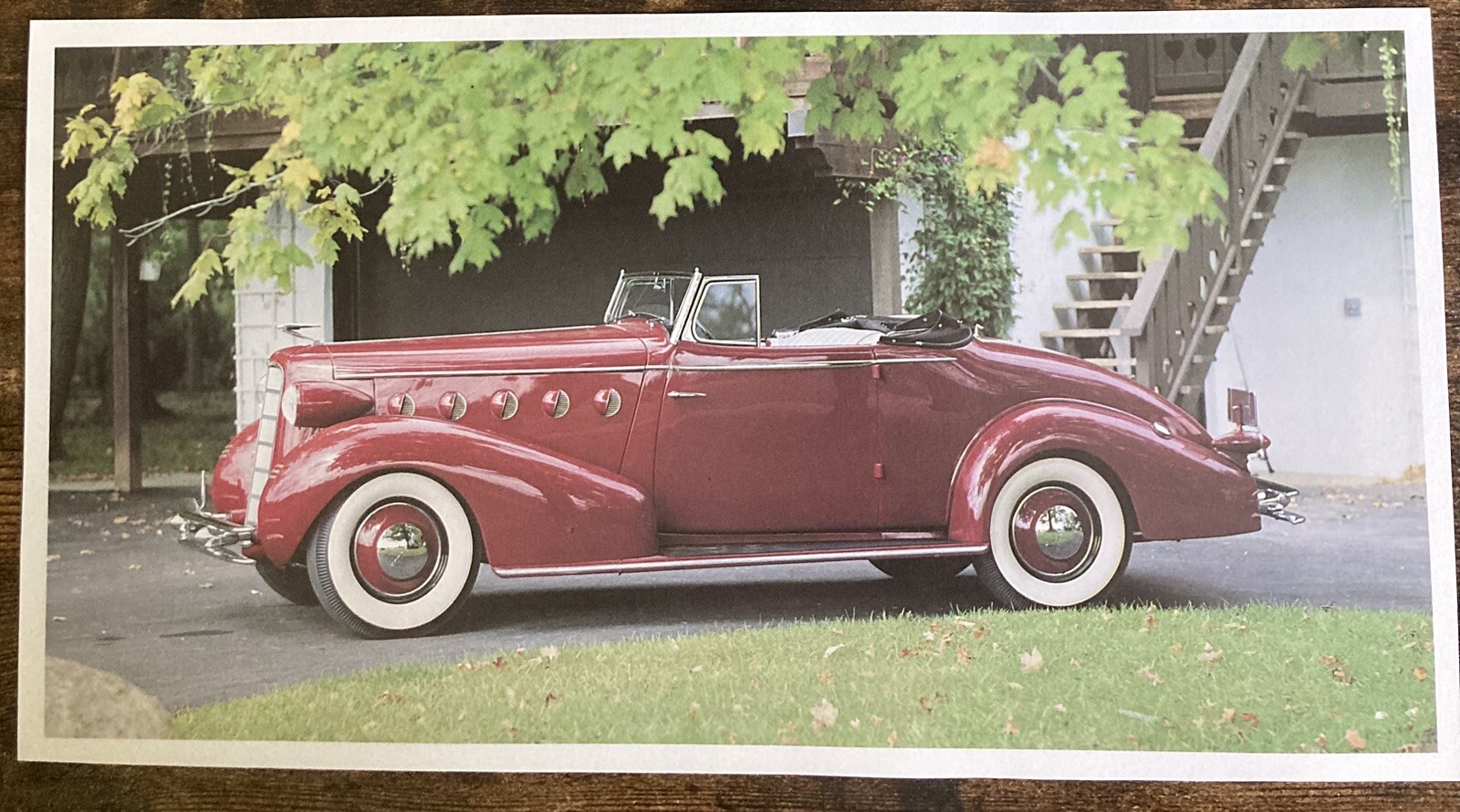 Book Clipping Photo 1934 Lasalle Series 350 Convertible Coupe Jules ...