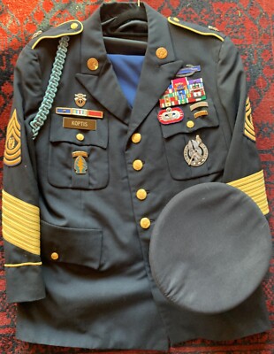 Blue Dress Uniform US Army Command Sergeant Major | eBay.de