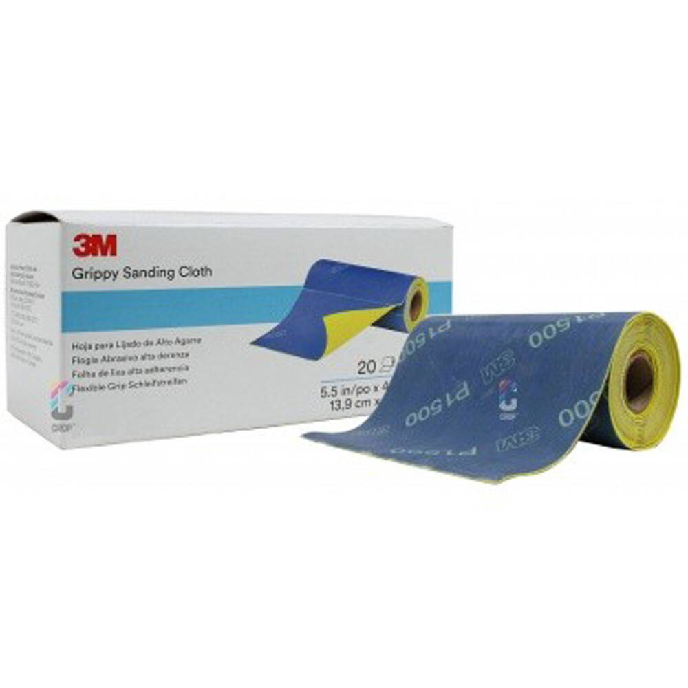 3M 35110 Grippy Sanding Cloth Half Sheet P400 139X114mm 20 Pack | eBay
