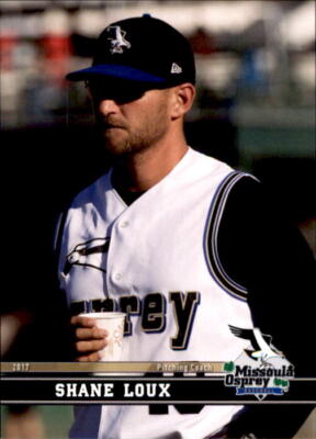2017 Missoula Osprey Grandstand #17 Shane Loux Chandler Arizona AZ ...