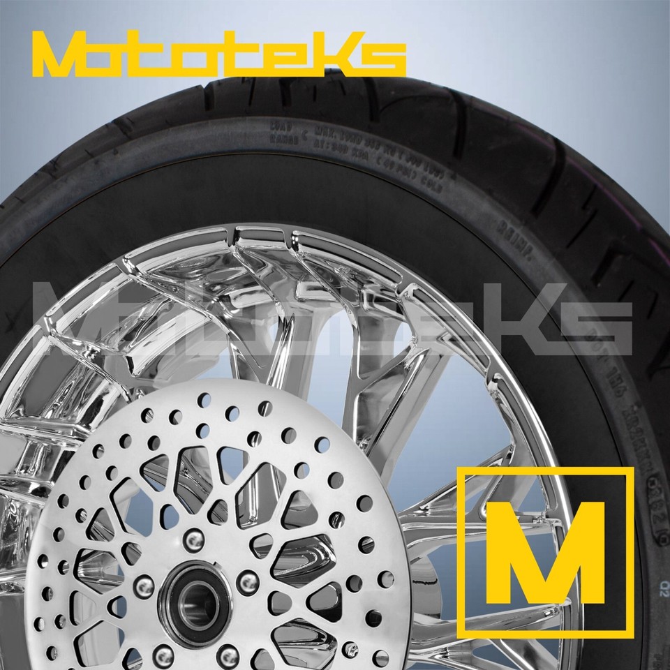 16X3.5 RAIDER MAG WHEEL CHROME FOR HARLEY SOFTAIL SPORTSTER DYNA MODELS ...