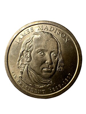 2007 D James Madison US One Dollar Coin 1809 1817 Circulated | eBay