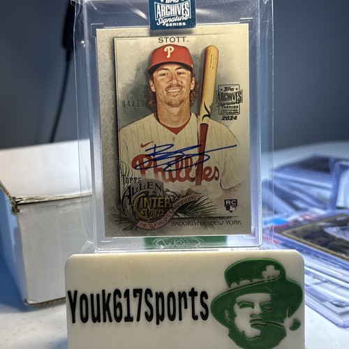 2024 Topps Archives Signature Series Bryson Stott Auto Autograph #4/11 ...