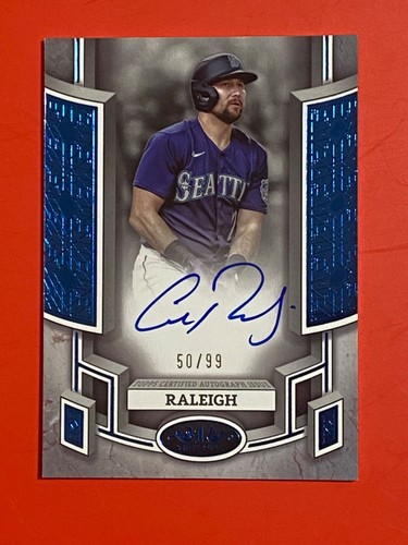 2024 Topps Tier One - Breakout Autographs Cal Raleigh #BOA-CRA Blue ...