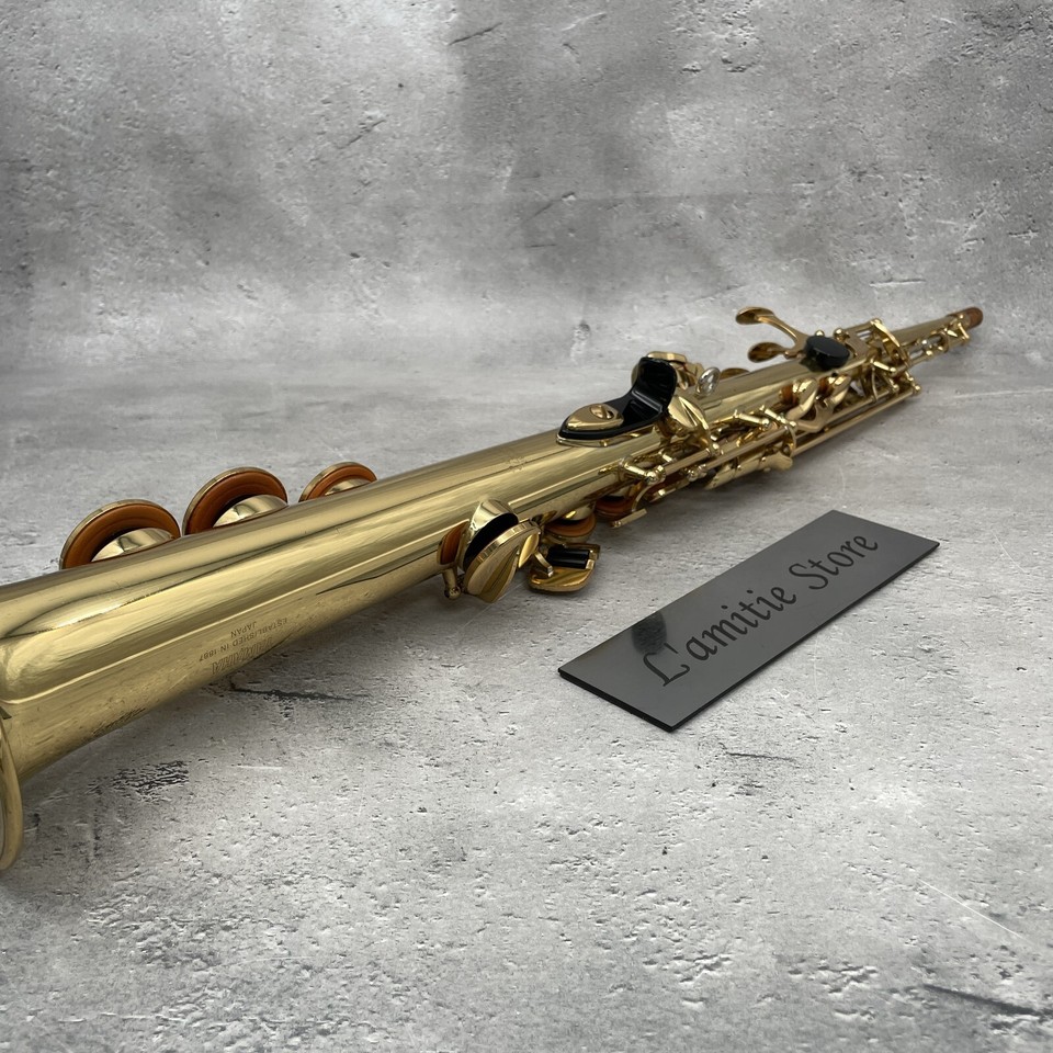 Yamaha YSS-475 Soprano Saxophone YSS475 Gold Wind Instrument Excellent ...