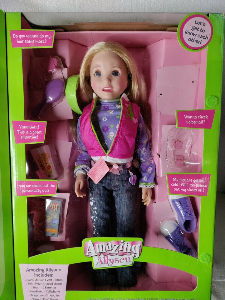 RARE Amazing Allysen Interactive Doll, NEW in Box 2006 Playmates | eBay
