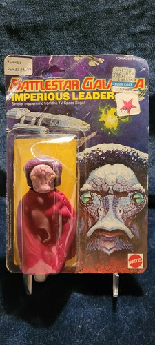 Battlestar Galactica Imperious Leader Figure Mattel VTG MOC Wear to ...