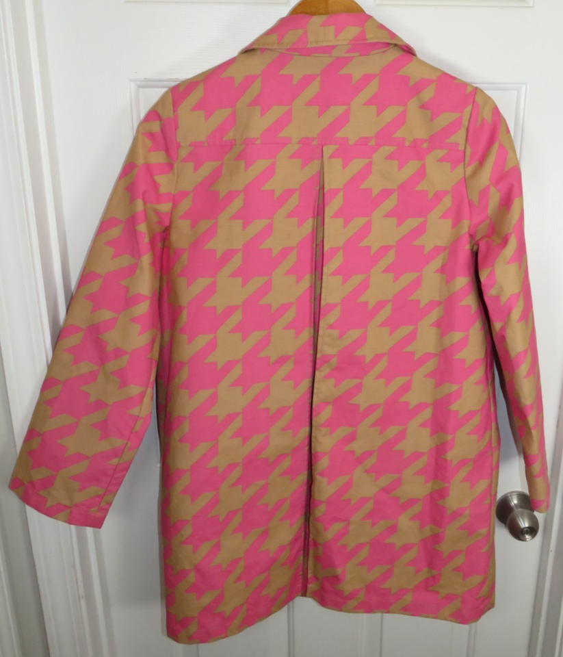 Isaac Mizrahi x Target Pink Tan Houndstooth Trench 20th Anniversary ...