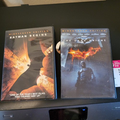 batman begins and batman the dark knight dvd lot *clean!* | eBay