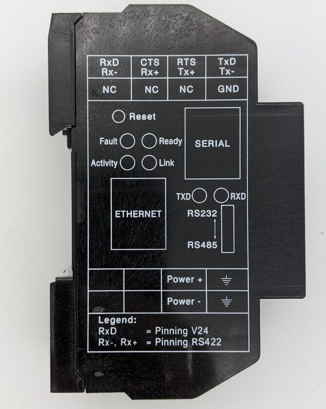 GE VersaMax SE Serial to Ethernet Adapter IC200SET001-EC With Cord | eBay