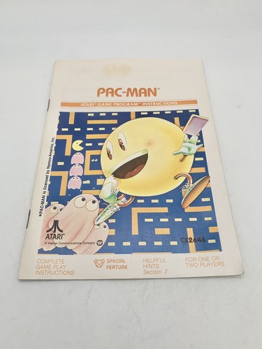 Pac-Man Atari 2600 Instruction Manual Only | eBay