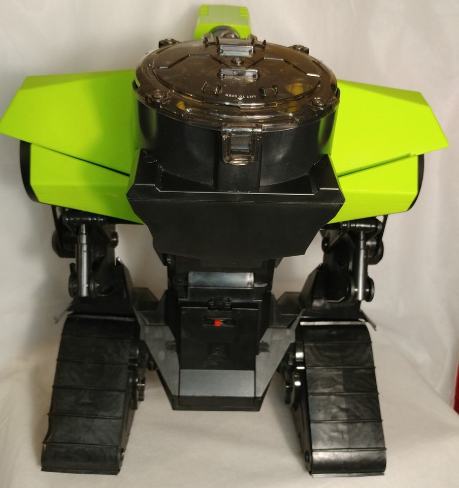RC Mech Robo Cannon Remote Control High Velocity Robot Green (No remote ...