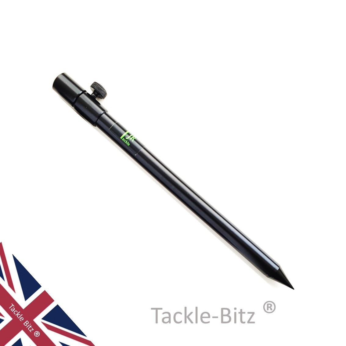 Fishing Bank sticks BLACK Aluminium 16 mm Diameter, 3 sizes For Buzz ...