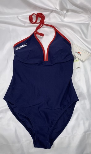 NEW Speedo Women’s Blue Lifeguard One Piece Swim Suit Size 4 | eBay