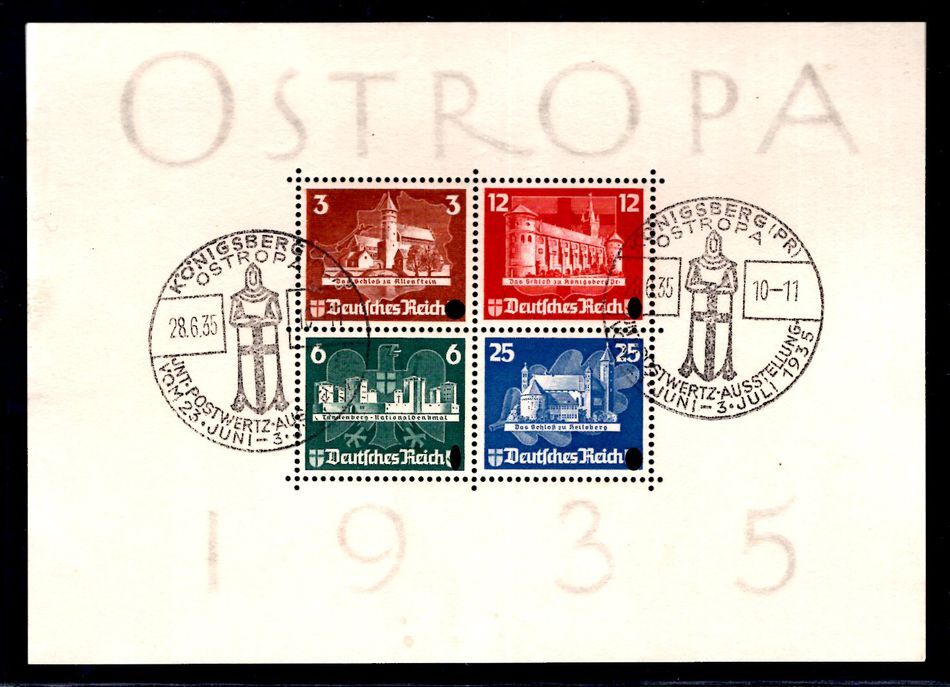 DR-3.Reich Ostropa Bloc 3 Impeccable Timbré (L5911 | eBay