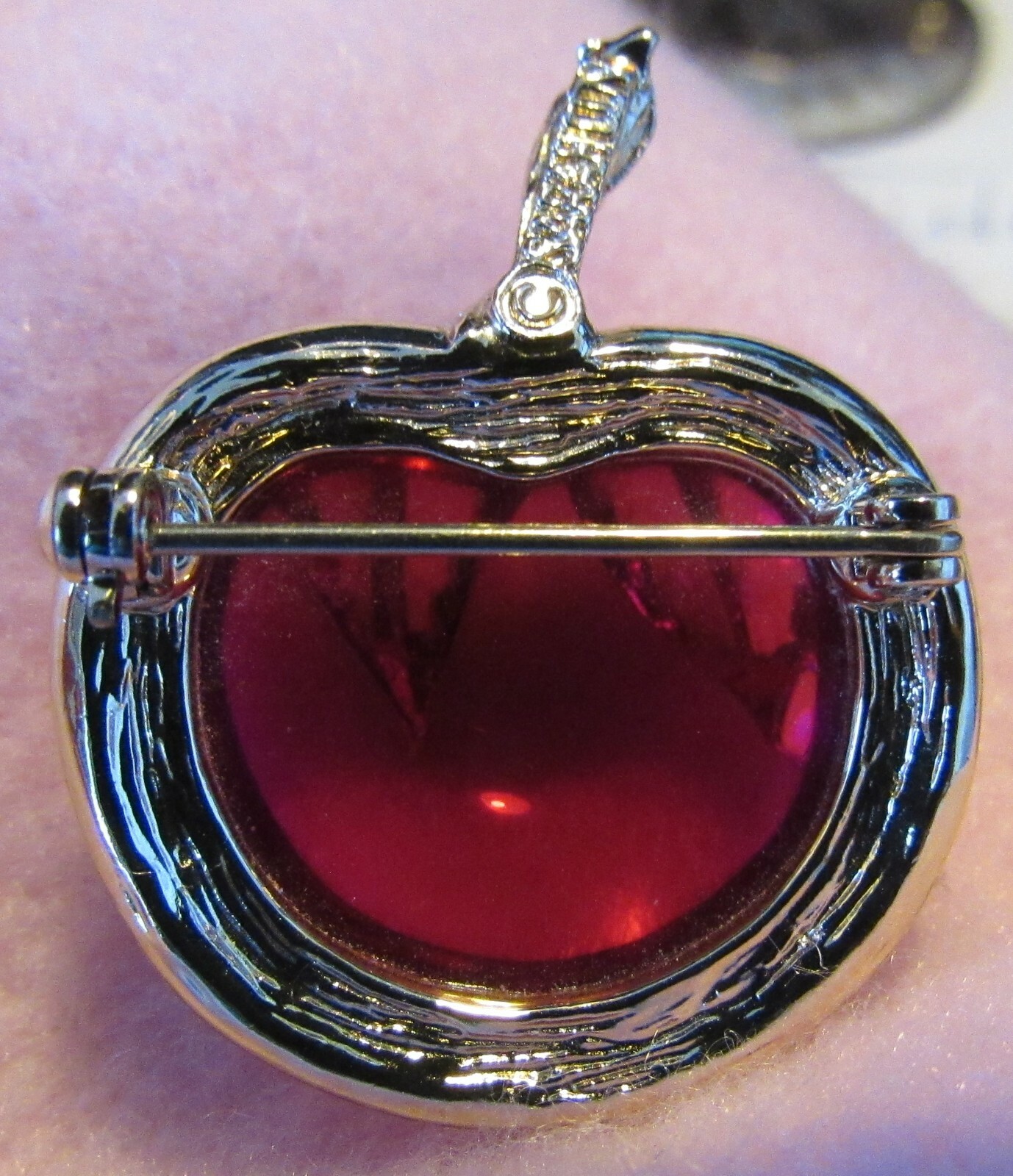 Vintage Sarah Coventry Lucite Jelly Belly Apple Gold … - Gem