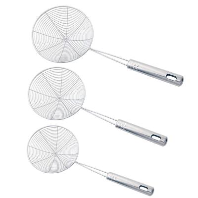 Stainless Steel Strainer Frying Ladle Spoon with Handle for Kitchen ...