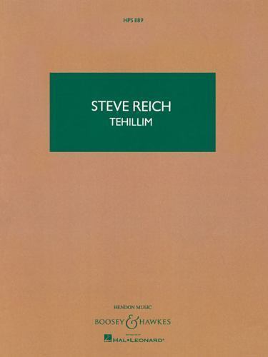 Tehillim : For Voices and Ensemble (or Chamber Orchestra) by Steve ...