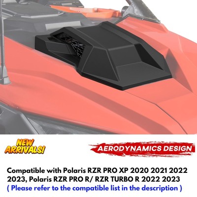 Front Turbo Hood Scoop for UTV Polaris RZR PRO XP 20-23 RZR PRO R/Turbo ...