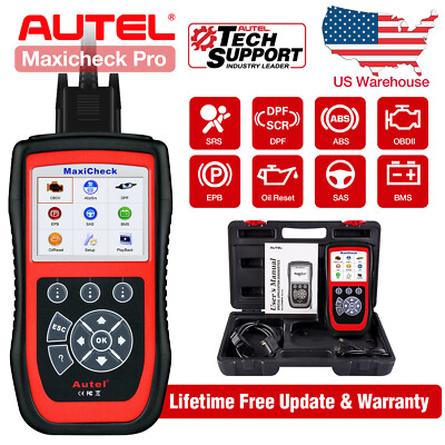 Autel MaxiCheck Pro OBD2 Diagnostic Tool Cod/e Reader Scanner ABS ...