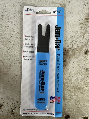 Jam-Bar Toilet Bolt Lock Wrench NEW - Plumbing Tools - Toliet ...