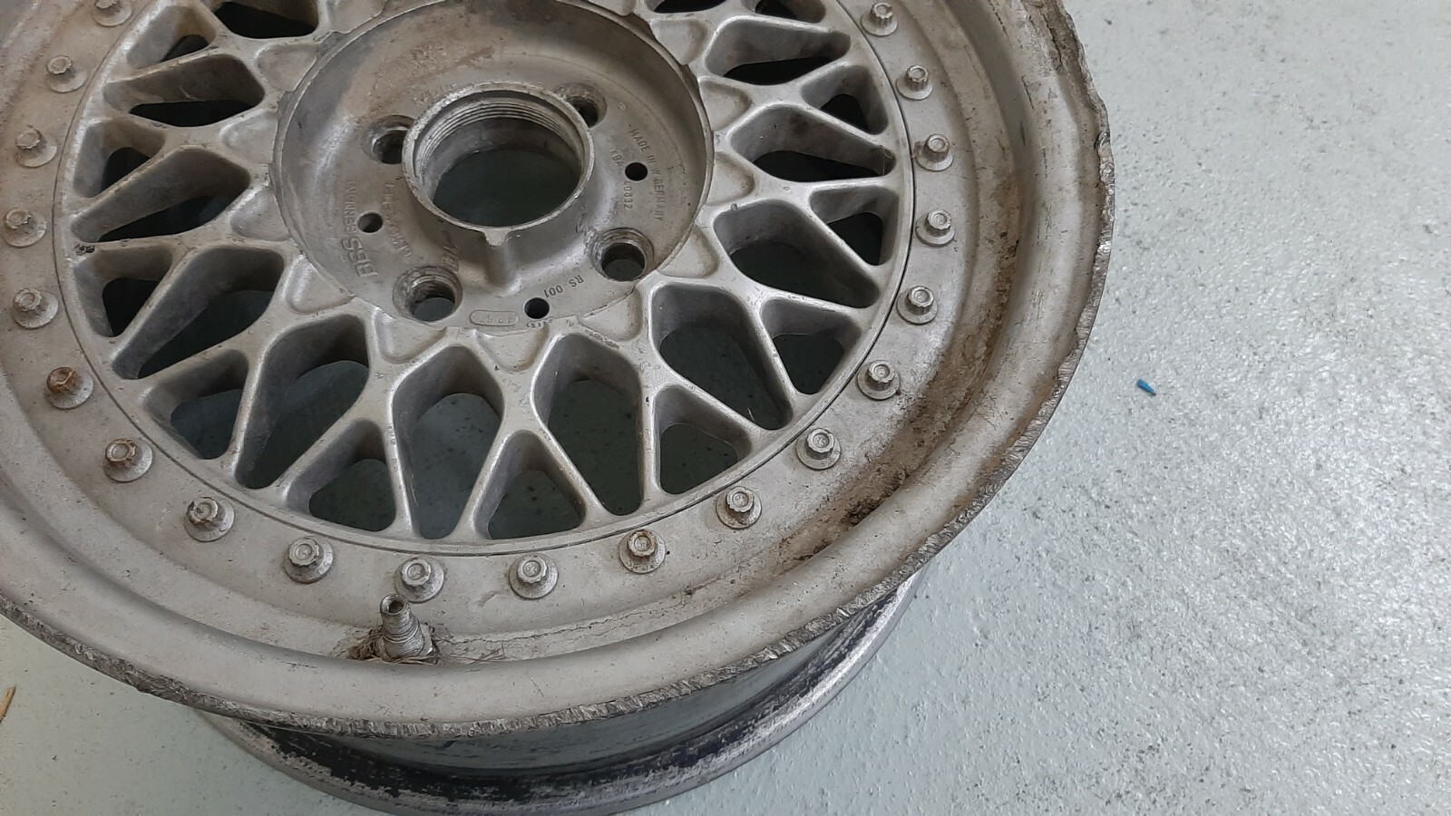 BBS RS 001 Wheel 15" 4x100 7J Et25 VW Golf BMW E10 E21 E30 no Alpina ...