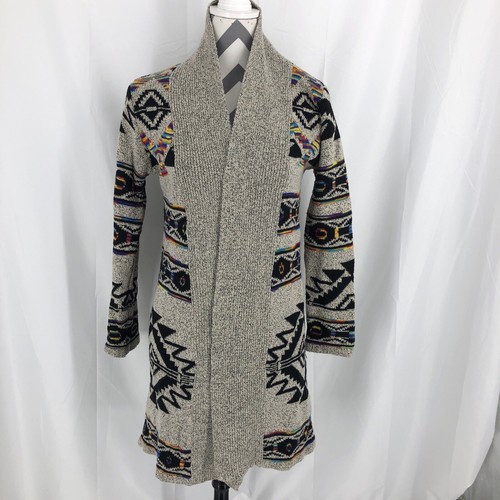 Northern Angel Anthropologie Women's Small Cotton Blend Aztec Long ...