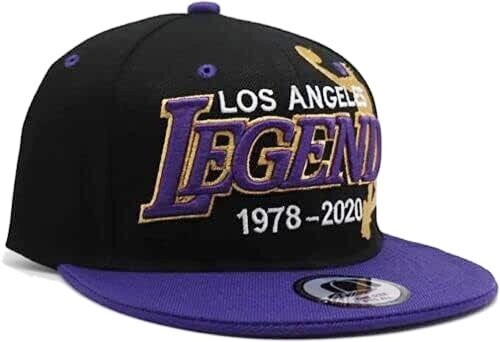 Los Angeles Legend New Kobe 24 Lakers Mamba Black Purple Era Snapback ...