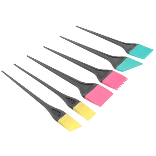 6 Pcs Hair Colour Brush Salon Dye Brushes for Color Coloring Tool | eBay UK