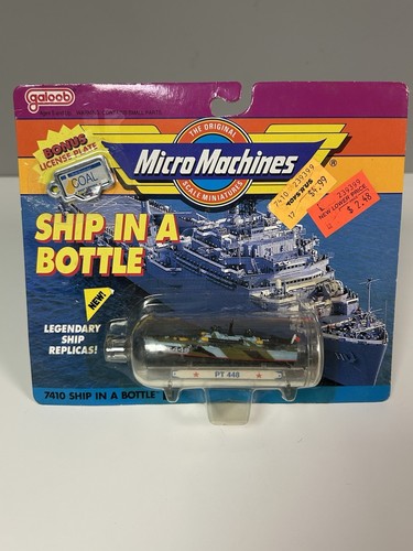 Micro Machines 7410 Ship in a Bottle #11 PT 448 ULTRA RARE 1990 Galoob ...