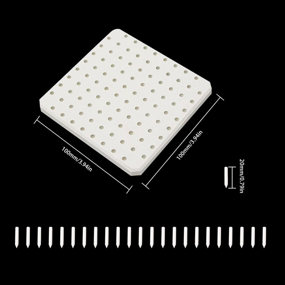 Ceramic Refractory Pad, 96 Points Bar Stilt Pottery Kiln Ceramic ...