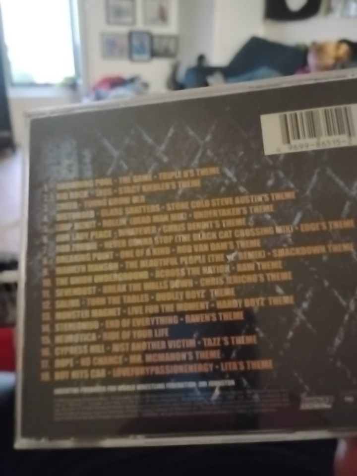 WWF Forceable Entry CD WWE MARILYN MANSON ROB ZOMBIE Cypress Hill ...