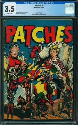 PATCHES #1 CGC 3.5 OFF WHITE Pages, Awesome LB Cole Quilt Art Cover ...