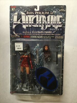 Sara Pezzini As Witchblade Series 2 Figure On Card Sealed Top Cow Moore ...
