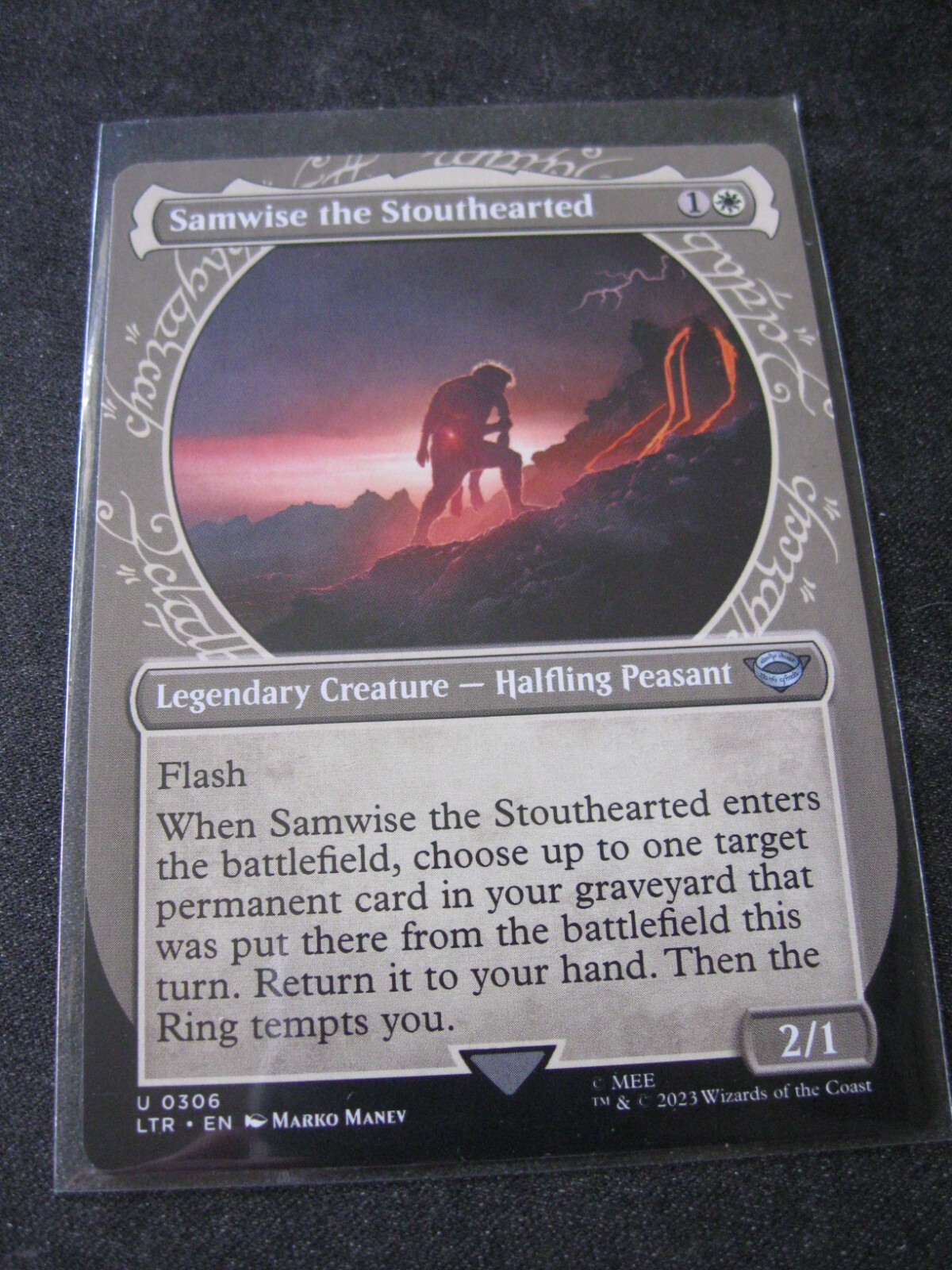 SAMWISE THE STOUTHEARTED 2023 LORD OF THE RINGS Magic the Gathering 306 ...