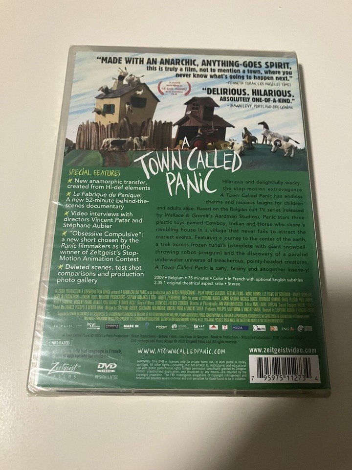A Town Called Panic DVD 2009 French w/English Subtitles Brand New ...