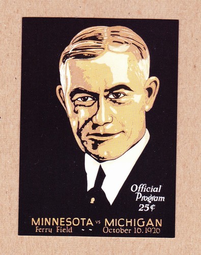 Fielding Yost 2005 Michigan Wolverines TK Legacy Program Cover card 92/ ...