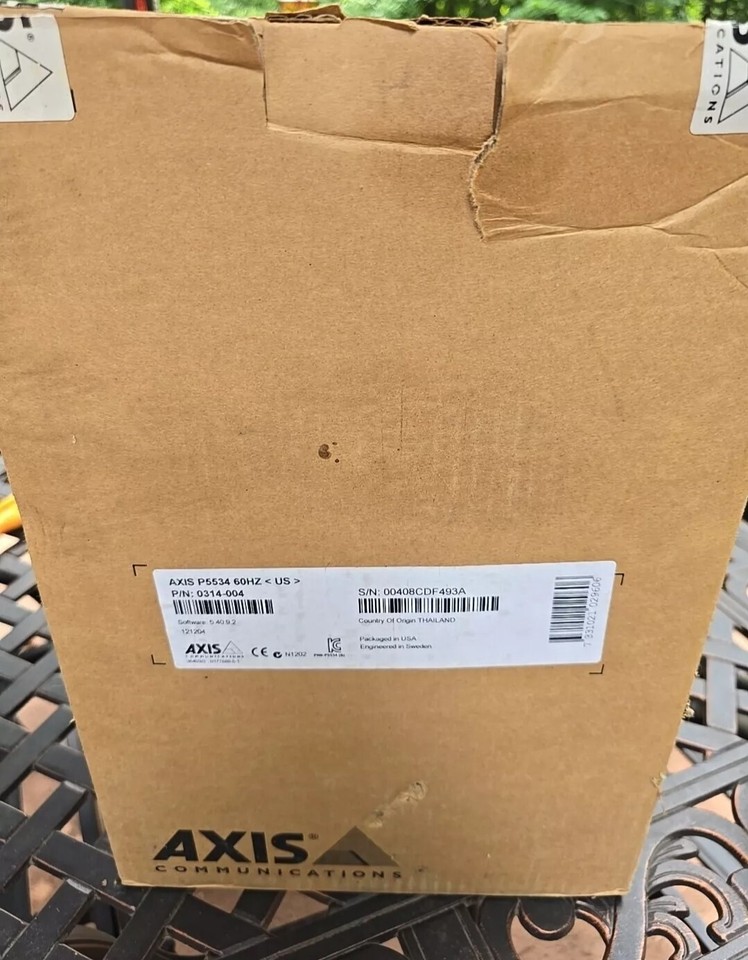 Axis Communications P5534 60HZ, Dome Camera - New Open Box | eBay