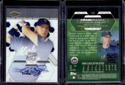 2003 Finest #105 Craig Brazell Auto RC - EXACT SCAN | eBay