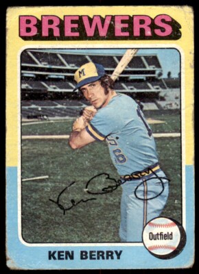 1975 TOPPS. KEN BERRY MILWAUKEE BREWERS #432 | eBay